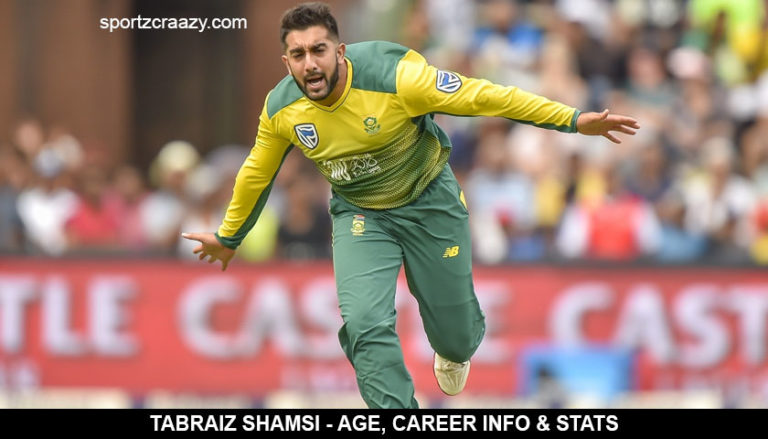 Tabraiz Shamsi - Age, Career Info & Stats - SportzCraazy