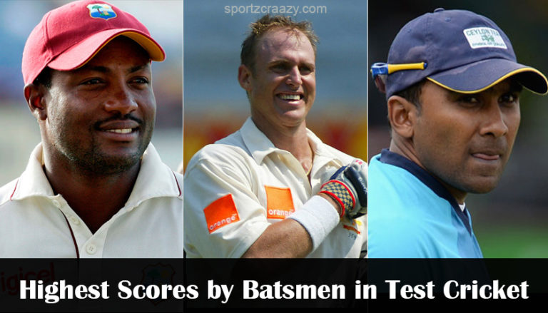 Highest Scores in Test Cricket | Highest Scores in Test Match | Test ...