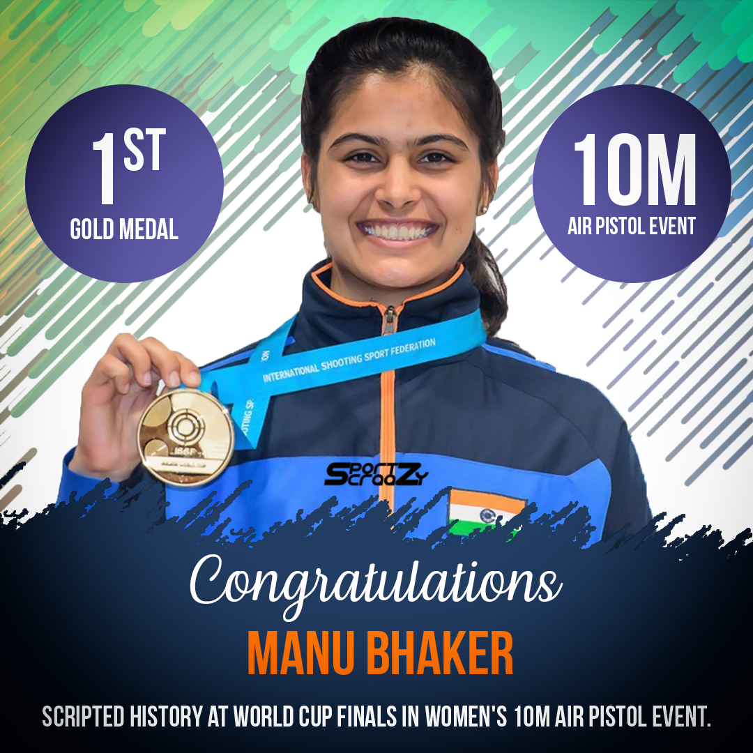 Manu Bhaker Scripts History, Wins Gold In 10m Air Pistol