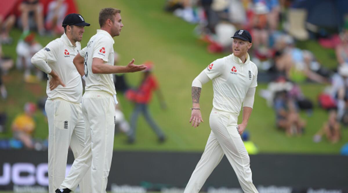 Ben Stokes and Stuart Broad get involved in a heated exchange