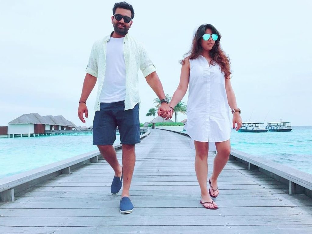 Rohit Sharma posts an adorable message for wife Ritika Sajdeh on ...