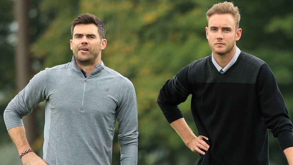 Stuart Broad and James Anderson makes fun of 'padded' model