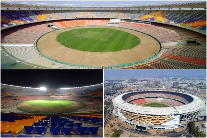 Top 5 Biggest Cricket Stadiums in the World and It's Size