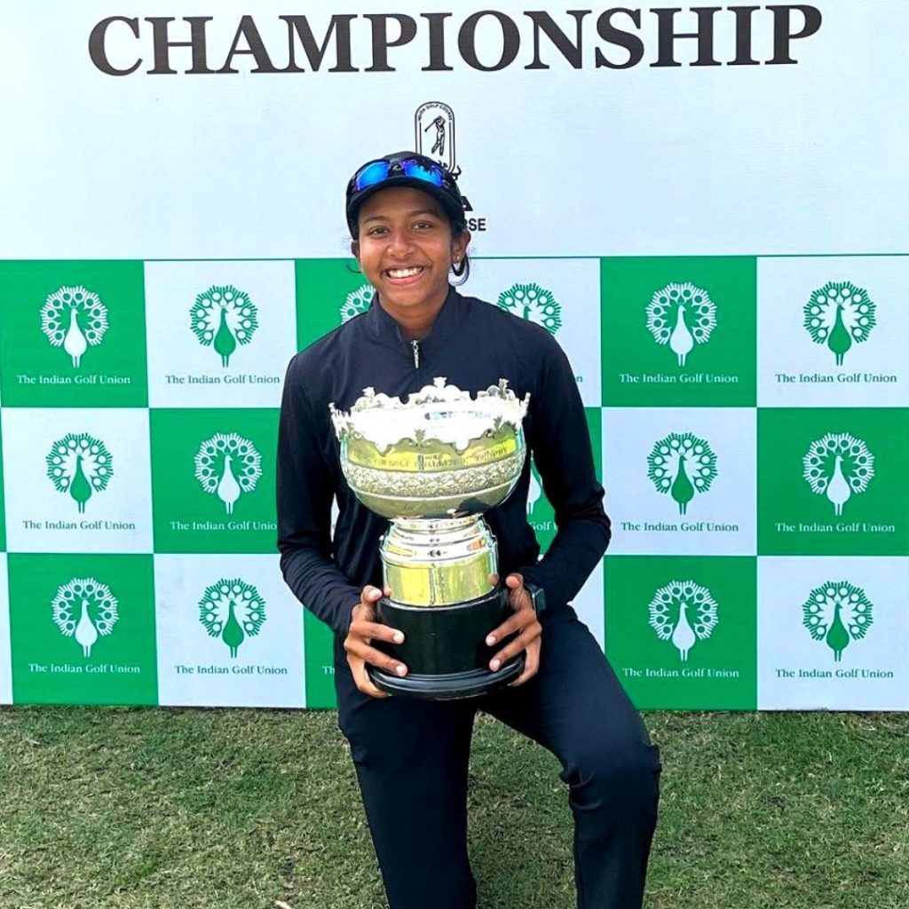 15 year old Indian golfer Avani Prasanth, created history after she ...