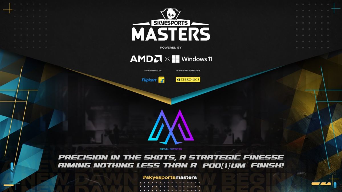 Medal Esports Joins Rs. 2,00,00,000 Skyesports Masters To Conquer India ...
