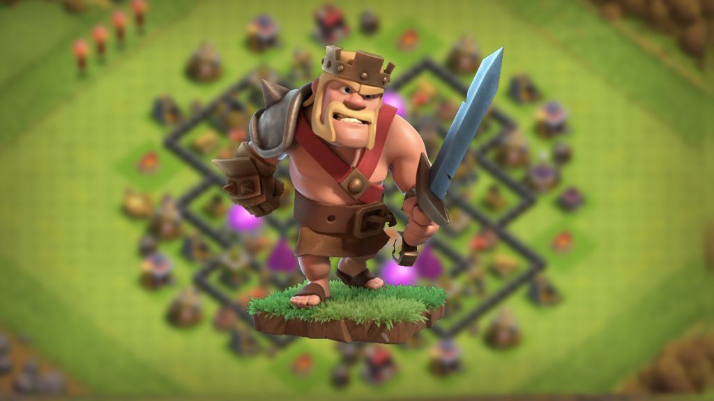 Clash Of Clans Characters Barbarian King