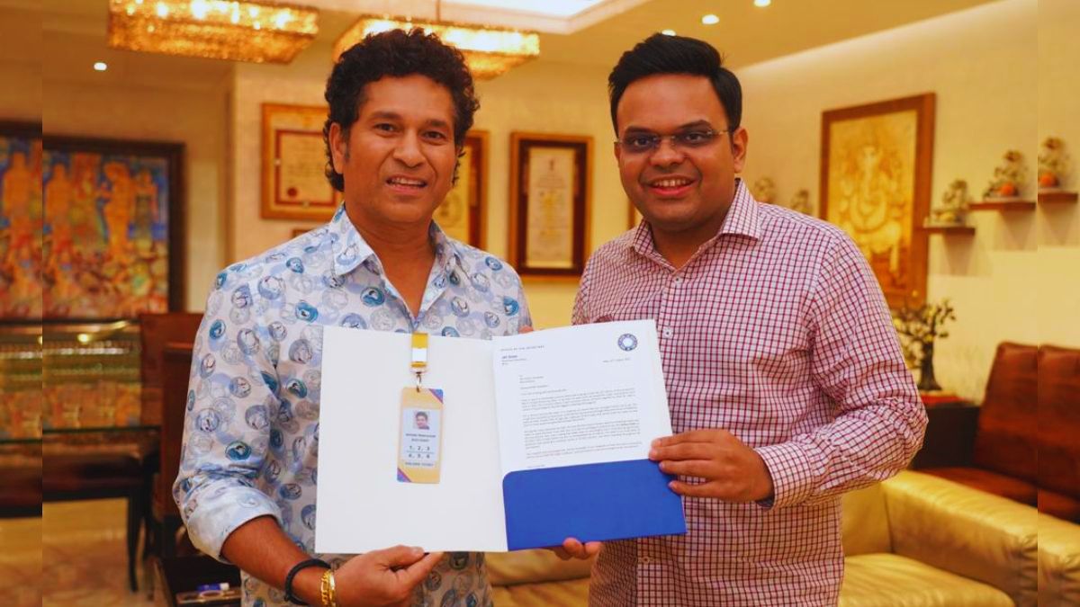 Jay Shah Bestows Prestigious 'Golden Ticket' to Sachin Tendulkar for ...