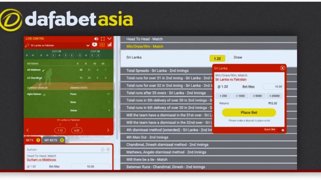 How to bet on cricket at Dafabet? Complete step-by-step guide