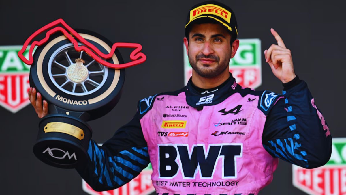 Kush Maini Monaco GP F2 Victory